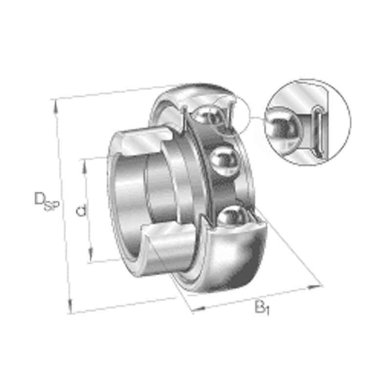 Roulement de palier RAE25-NPP-B-INA | Le Bon Roulement