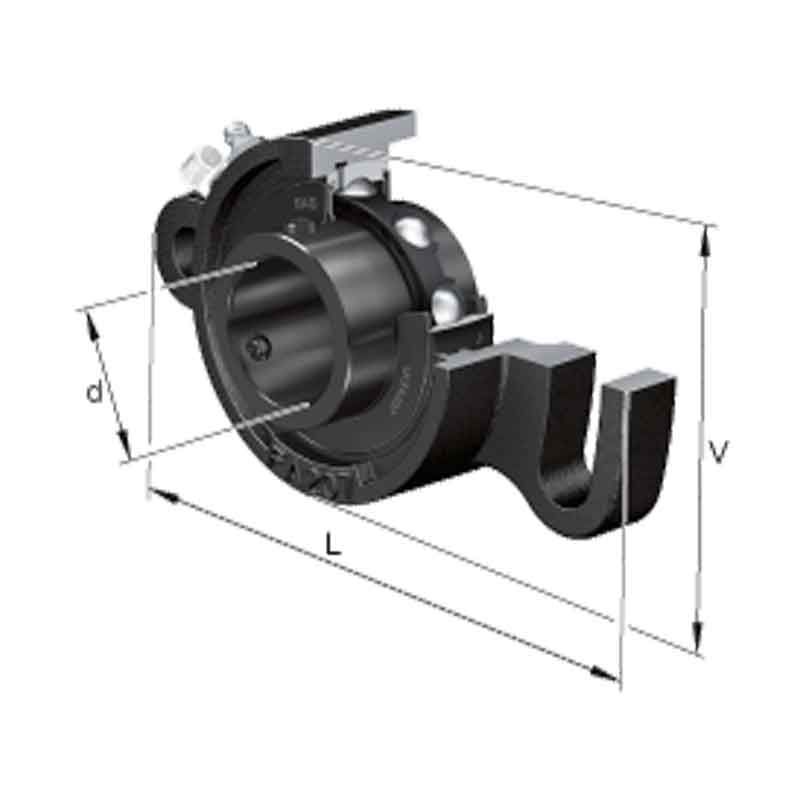 Palier fonte UCFA208-FAG | Le Bon Roulement