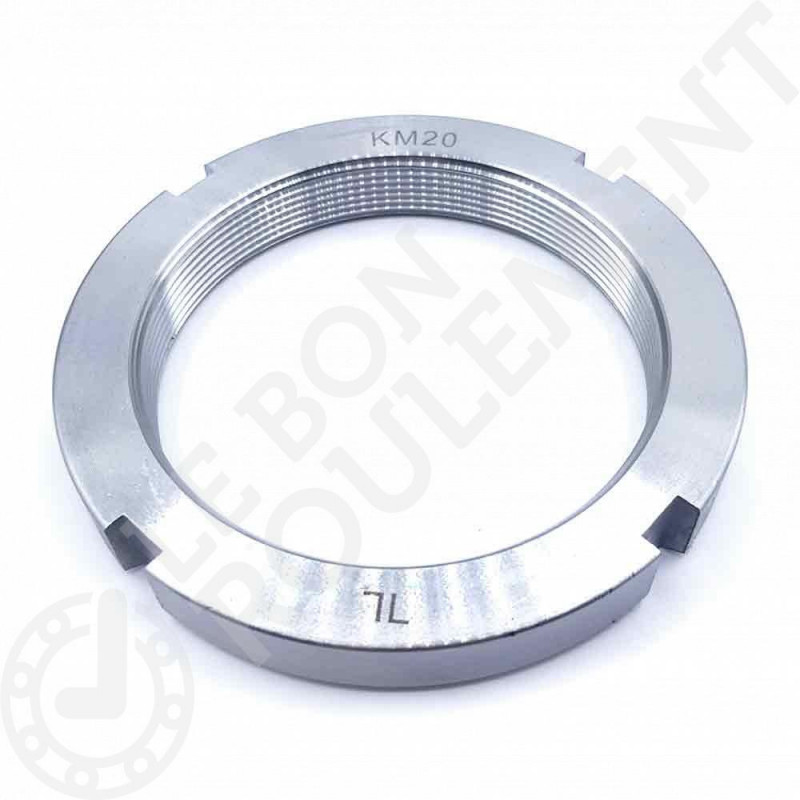 Ecrou à créneaux KM20 | Le Bon Roulement